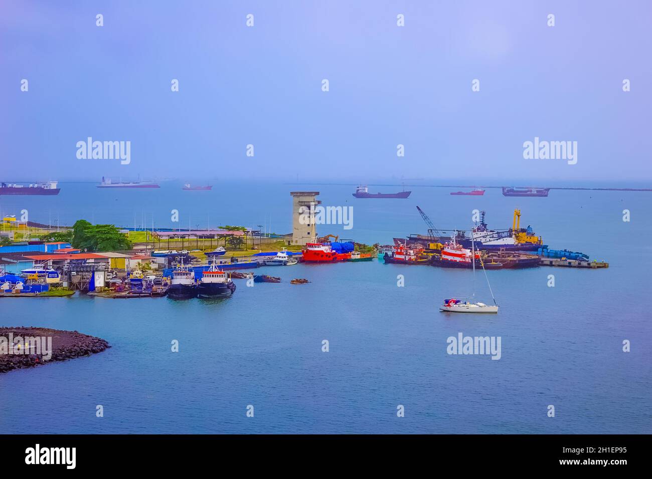 Colon is a sea port on the Caribbean Sea coast of Panama. The city lies ...