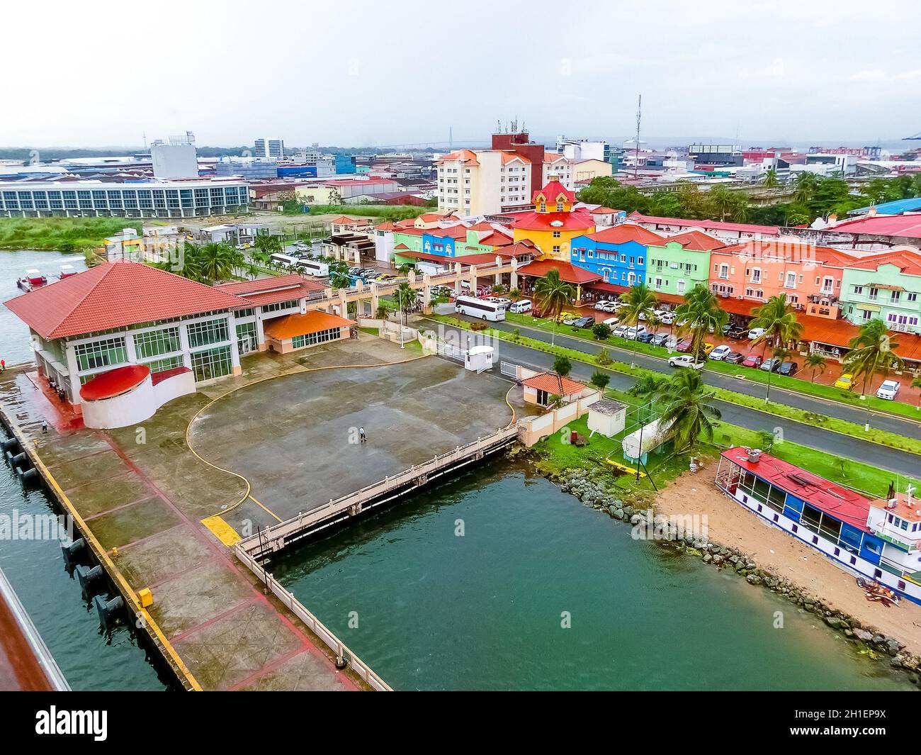 Colon is a sea port on the Caribbean Sea coast of Panama. The city lies ...