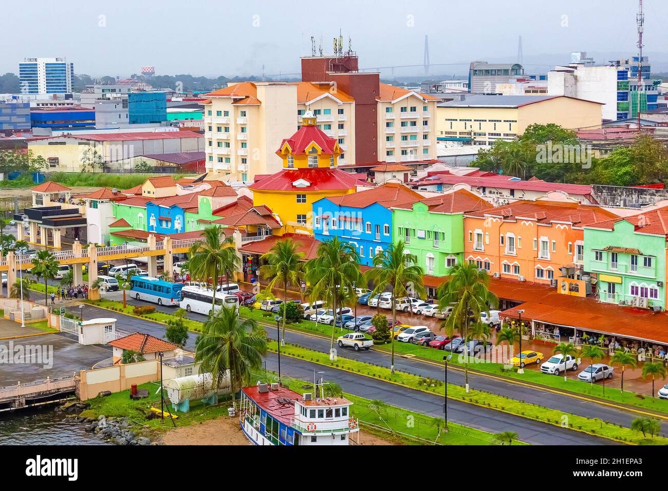 Colon is a sea port on the Caribbean Sea coast of Panama. The city lies ...