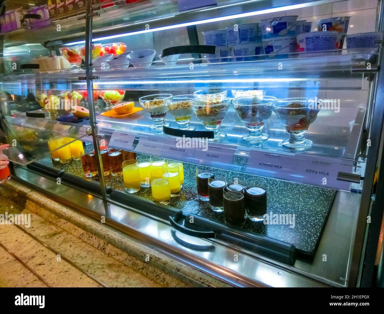 Gatun lake, Panama - December 5, 2019: Dining Room Buffet aboard ...