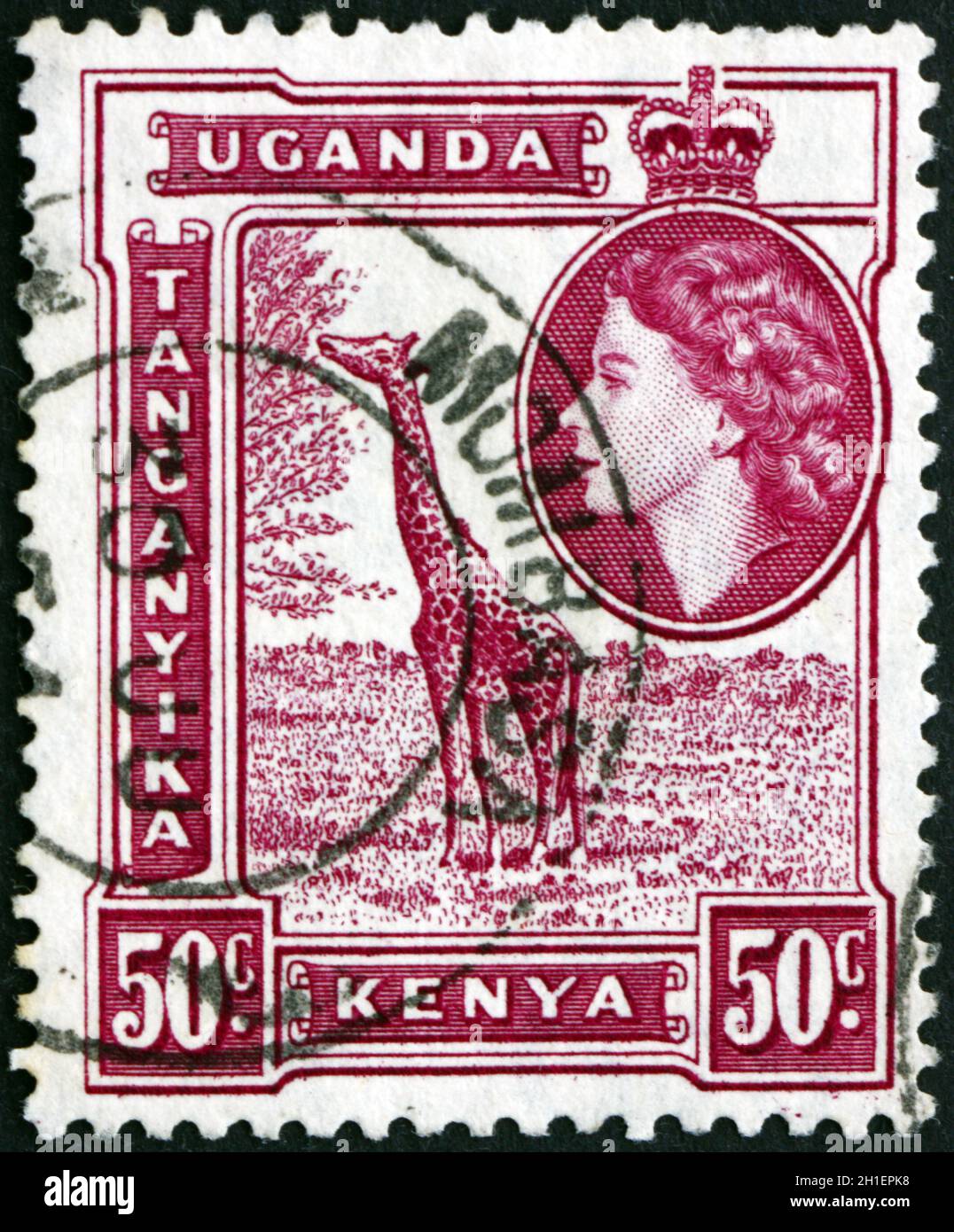 Kenya uganda tanganyika postage stamp hi-res stock photography and ...