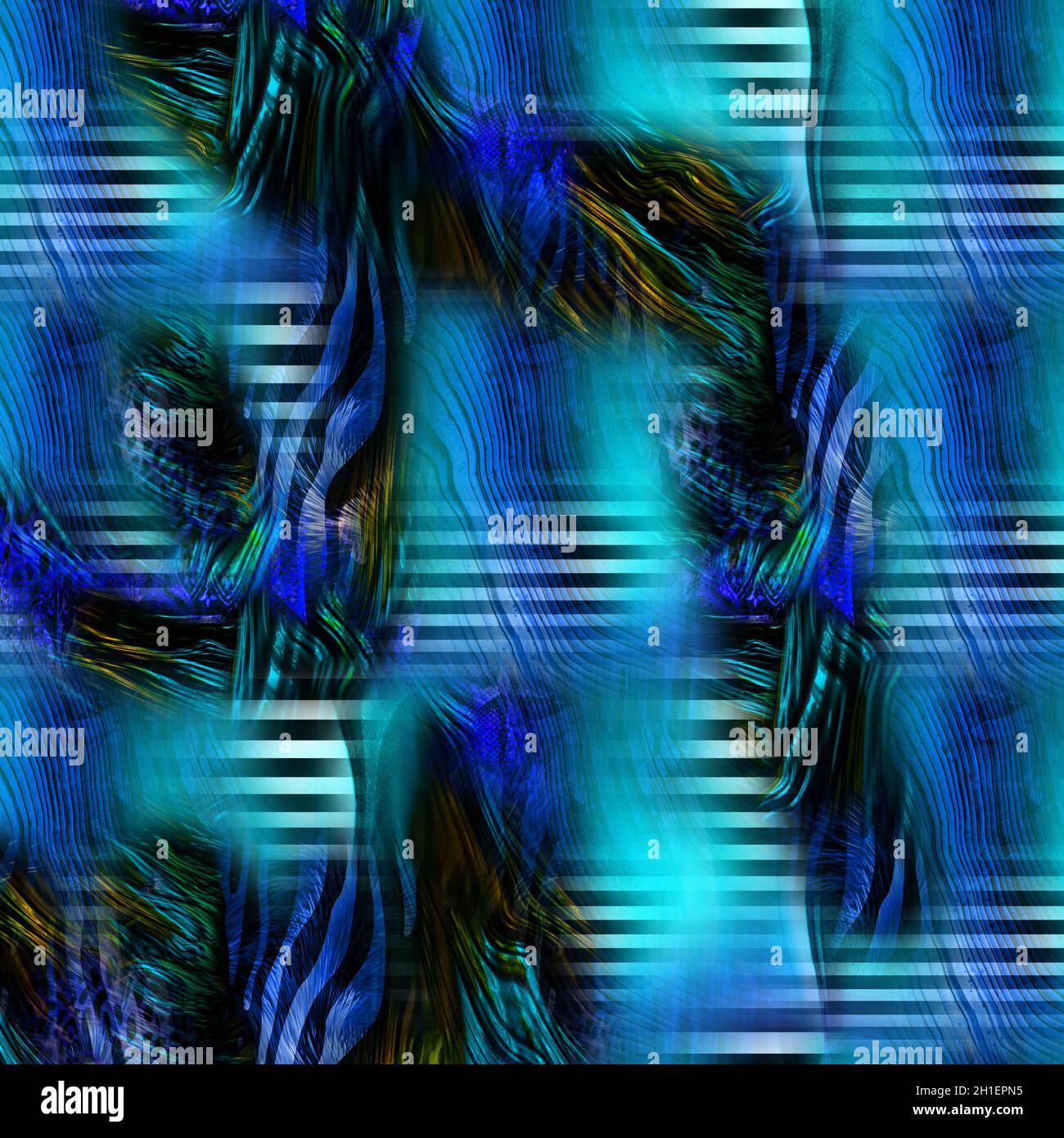 mixed print patterns, chained leopard pattern Stock Photo - Alamy