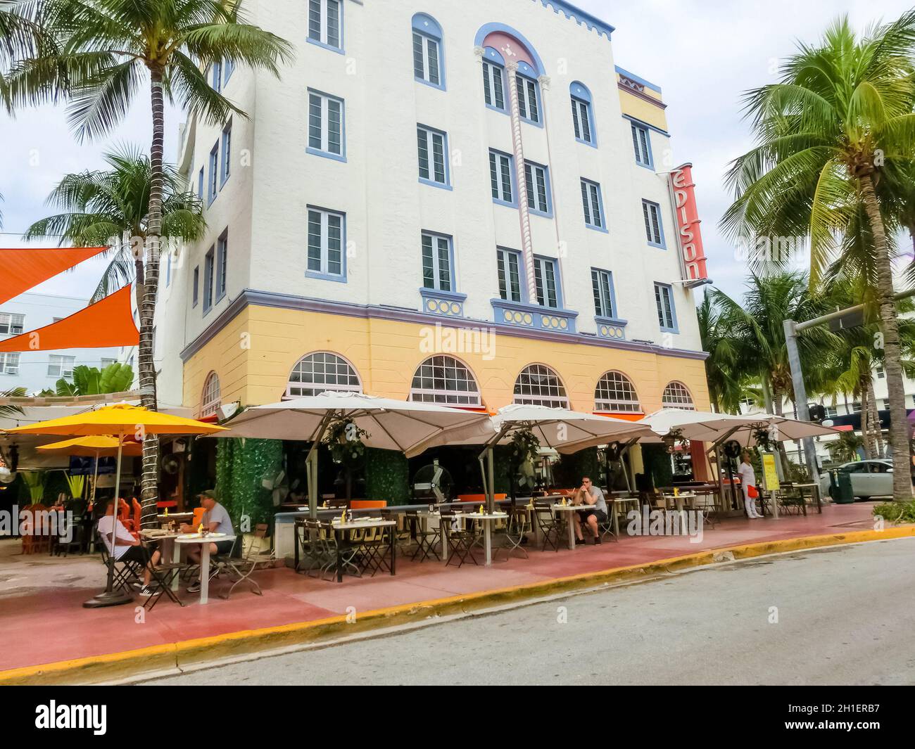 Miami, United States of America - November 30, 2019: Edison Hotel at ...