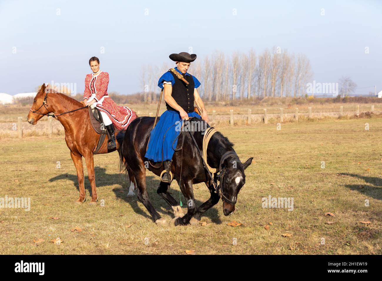 Hungarian csikos cowboy hi-res stock photography and images - Alamy