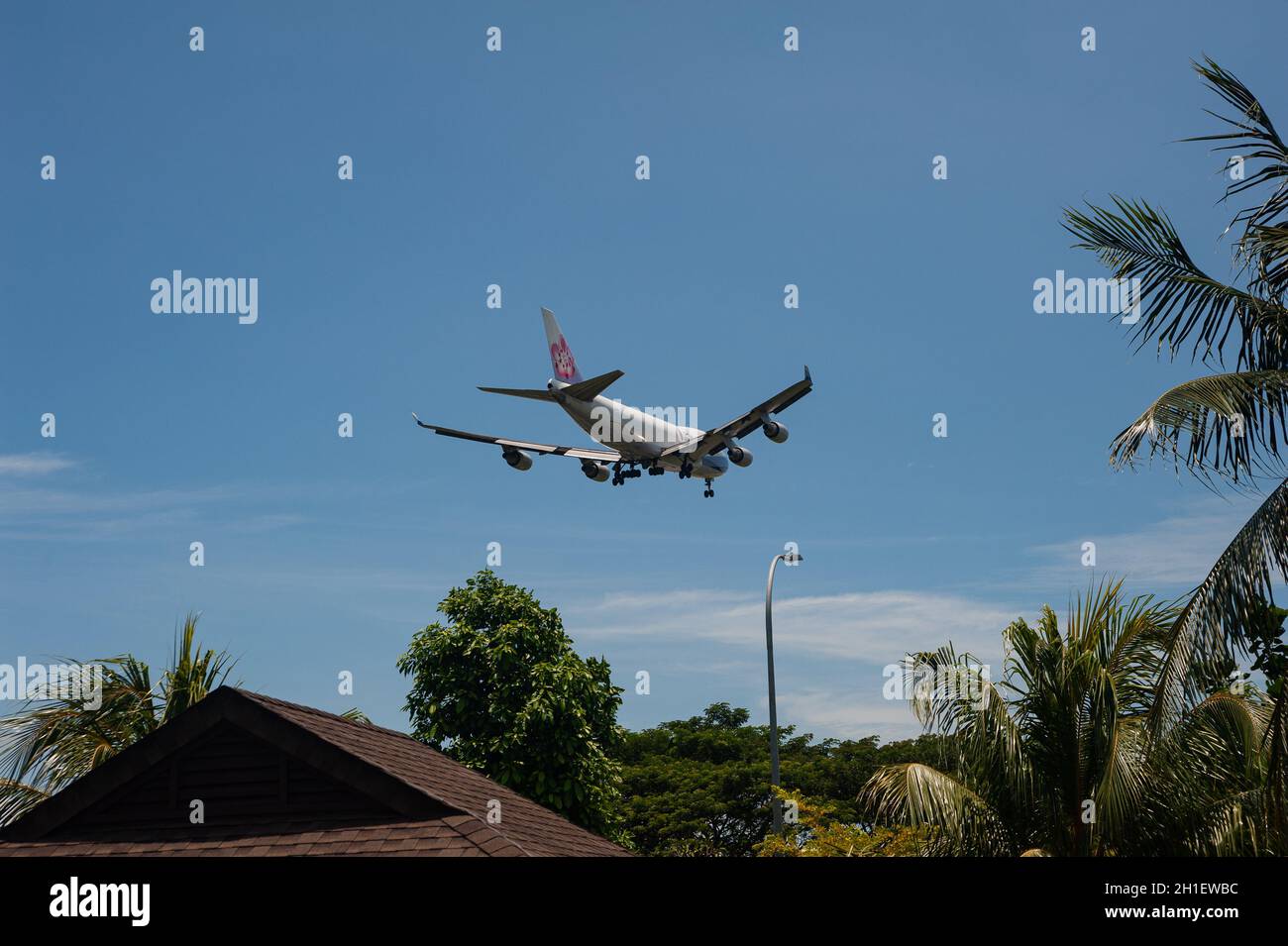 09.10.2021, Singapore, Republic of Singapore, Asia - A China Airlines ...