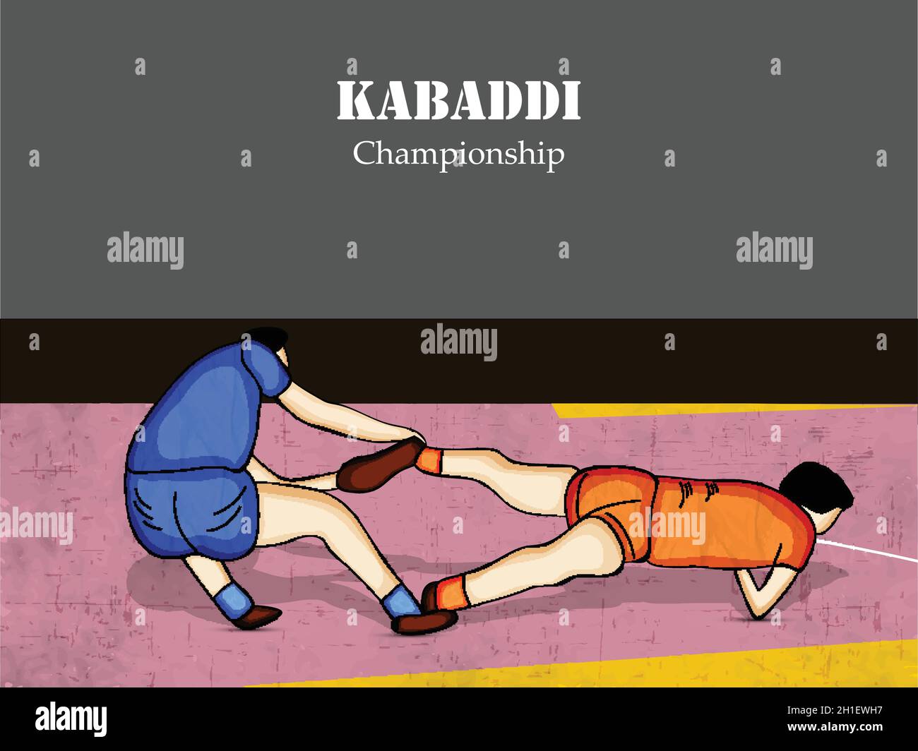 Kabaddi Sport India Stock Vector Image & Art - Alamy