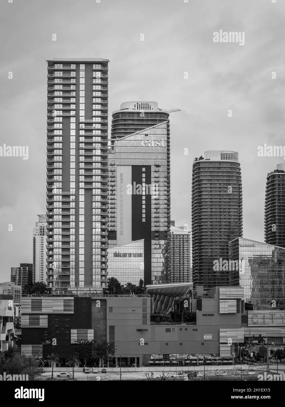 Brickell city centre architecture hi-res stock photography and images ...