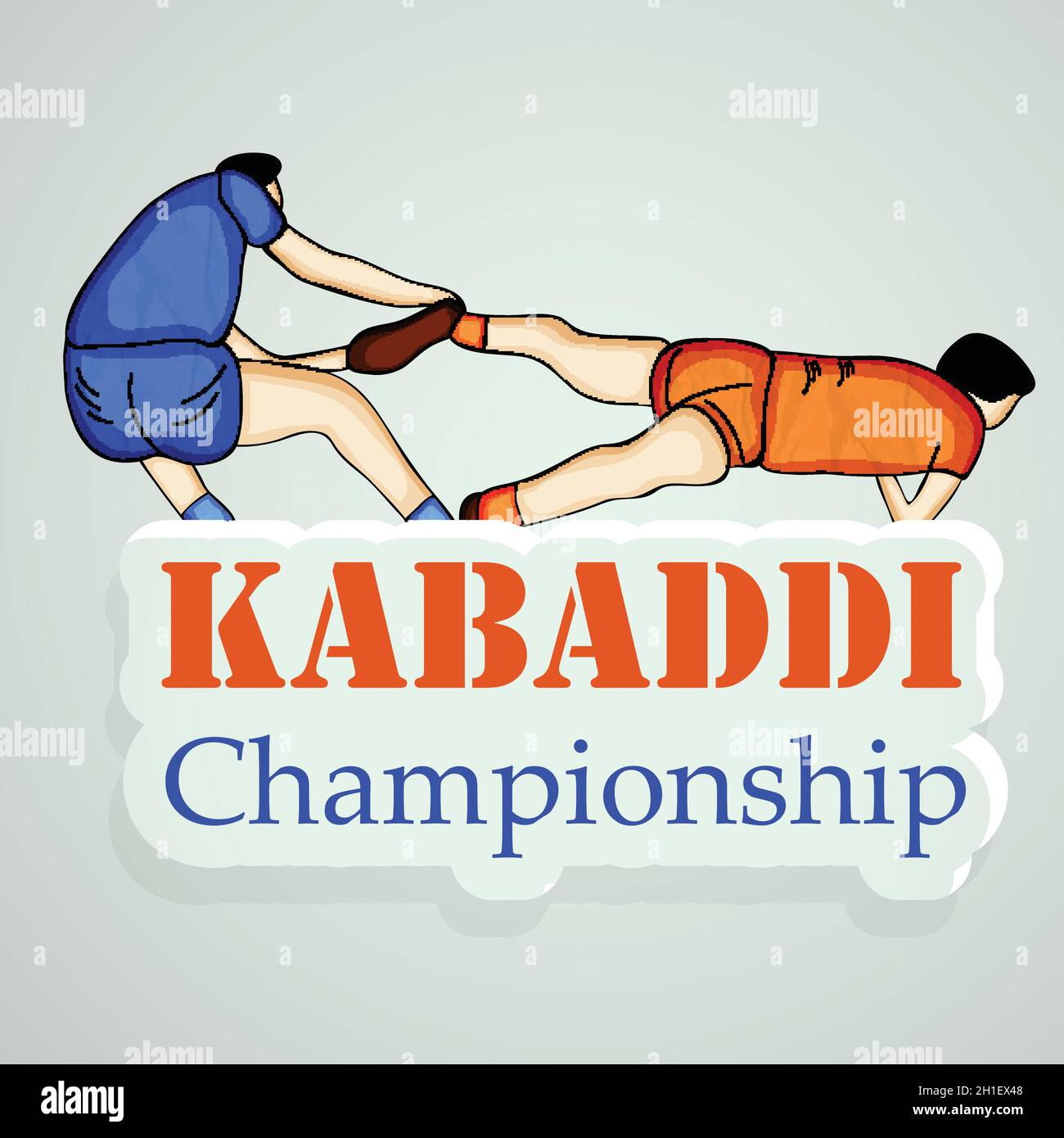 Kabaddi Sport India Stock Vector Image & Art - Alamy