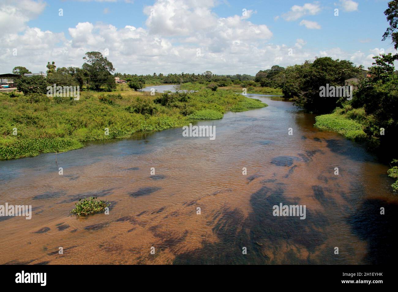 conde, bahia / brazil - september 7, 2012: view of the Itapicuru River ...