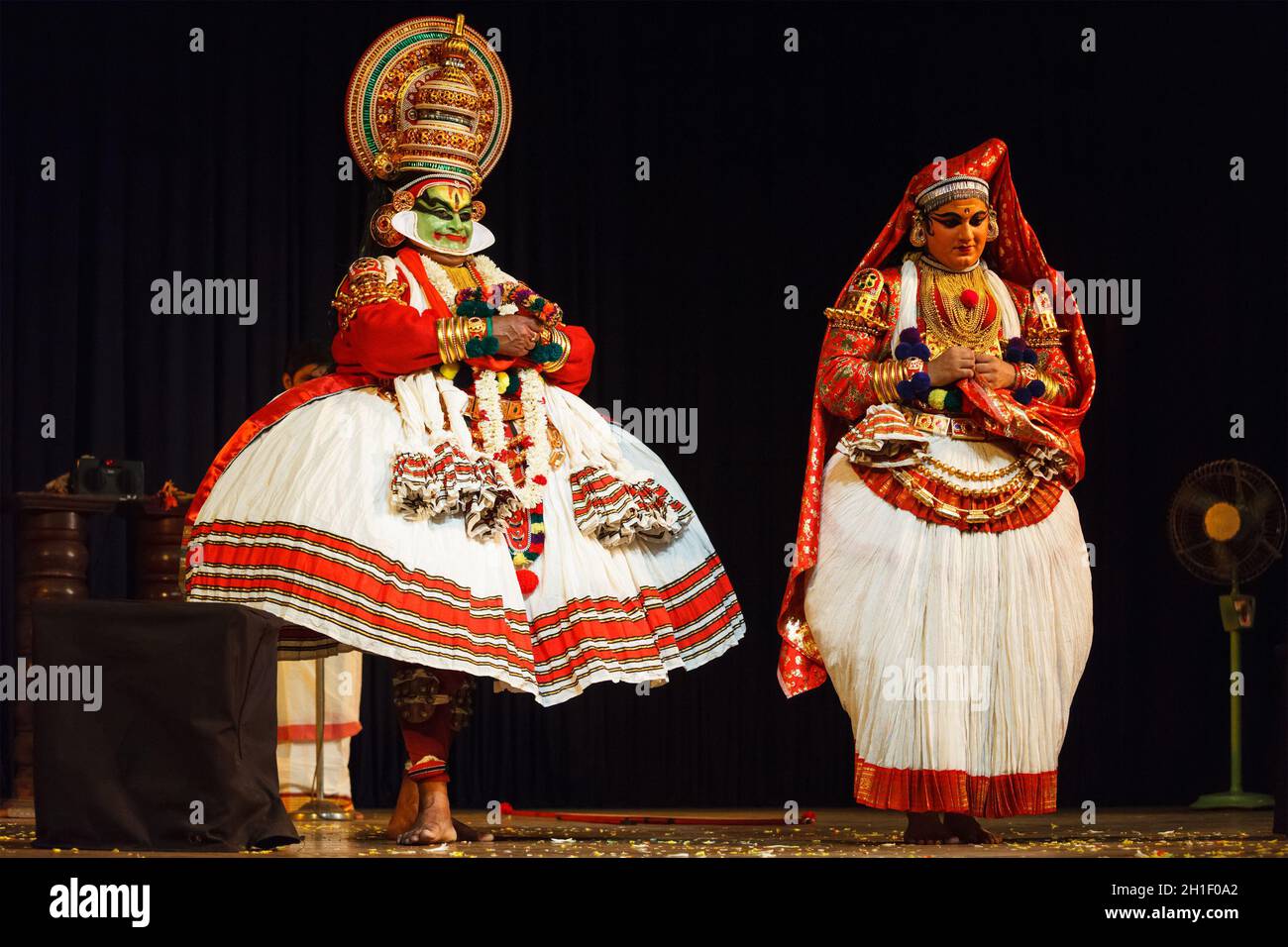 CHENNAI, INDIA - SEPTEMBER 8: Indian traditional dance drama Kathakali ...