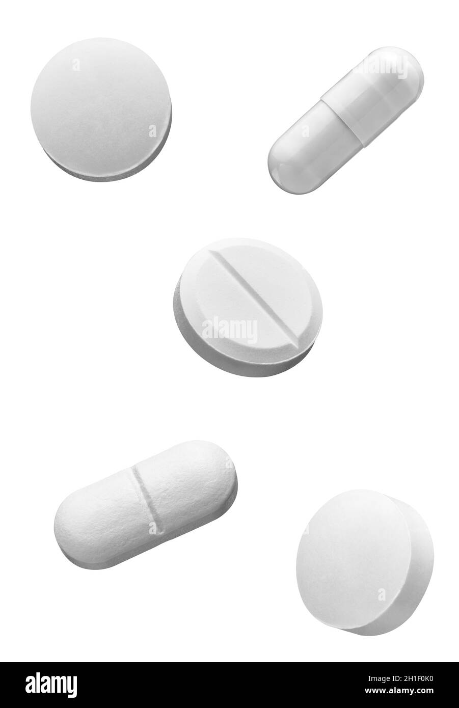 white pill medical drug medication Stock Photo - Alamy