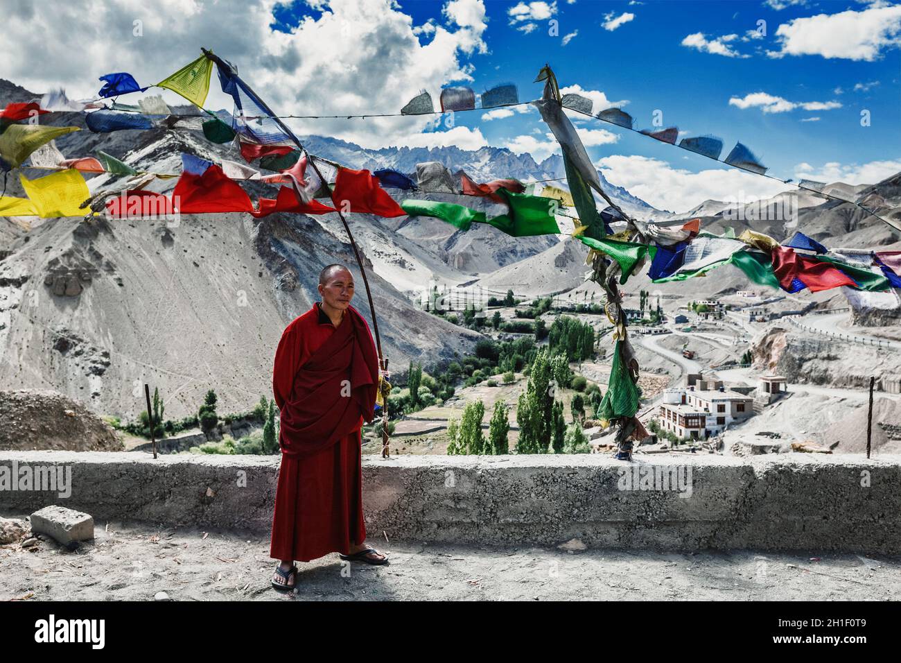 Buddhist monastery in ladakh hi-res stock photography and images - Alamy