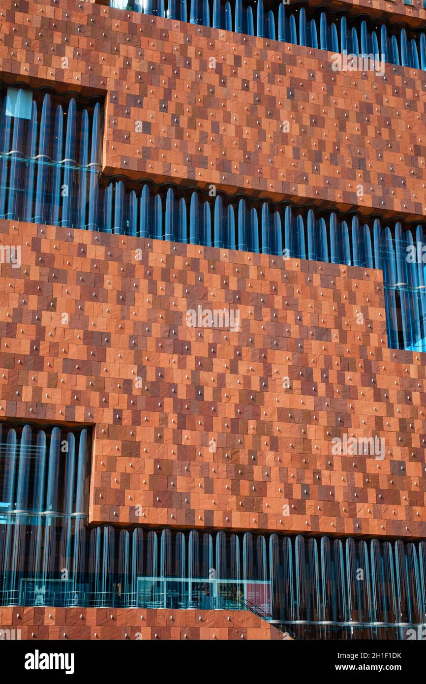 ANTWERP, BELGIUM - MAY 26, 2018: Museum aan de Stroom MAS is a museum ...