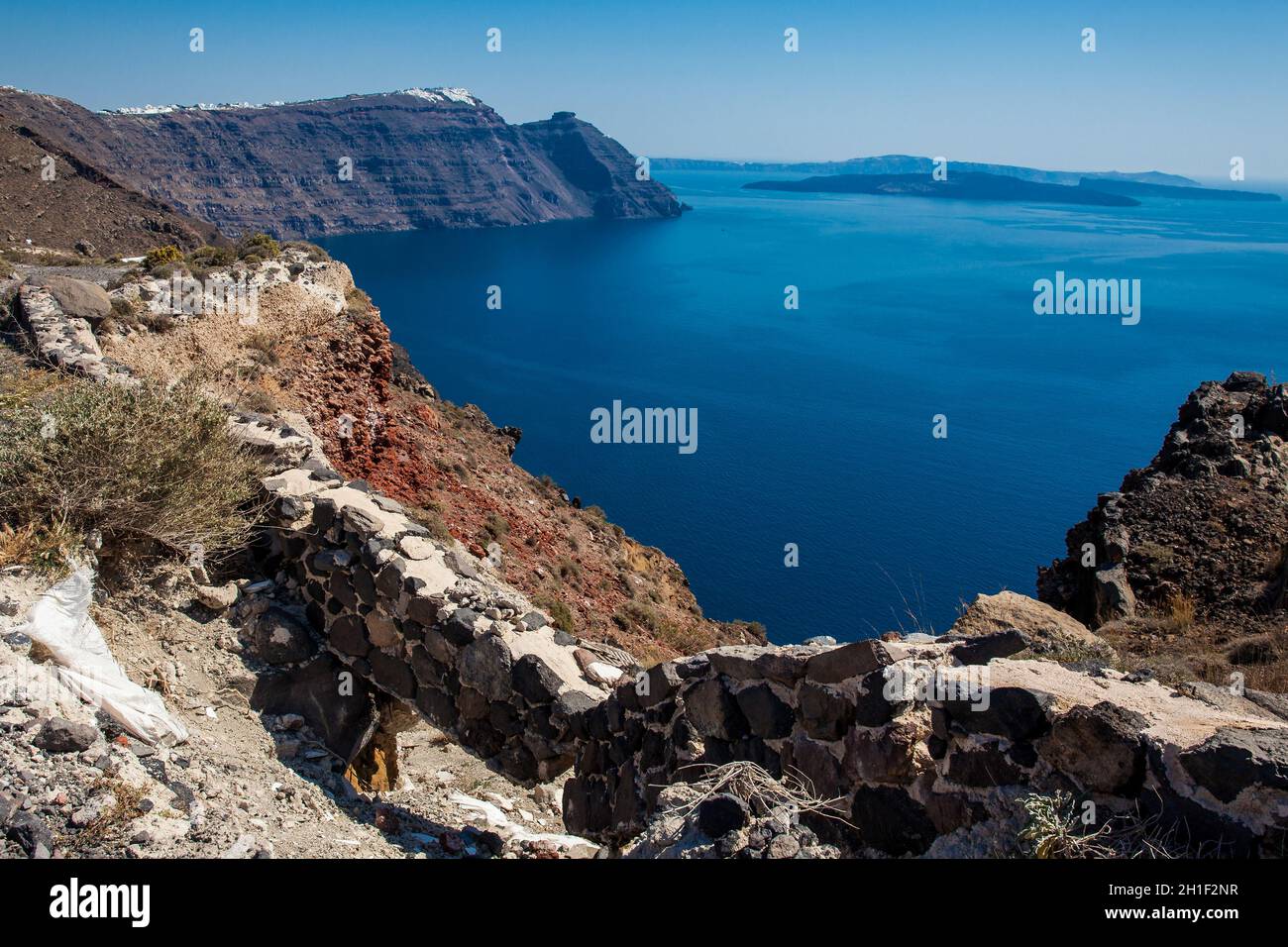 The beautiful landscapes seen from the walking path number nine between ...