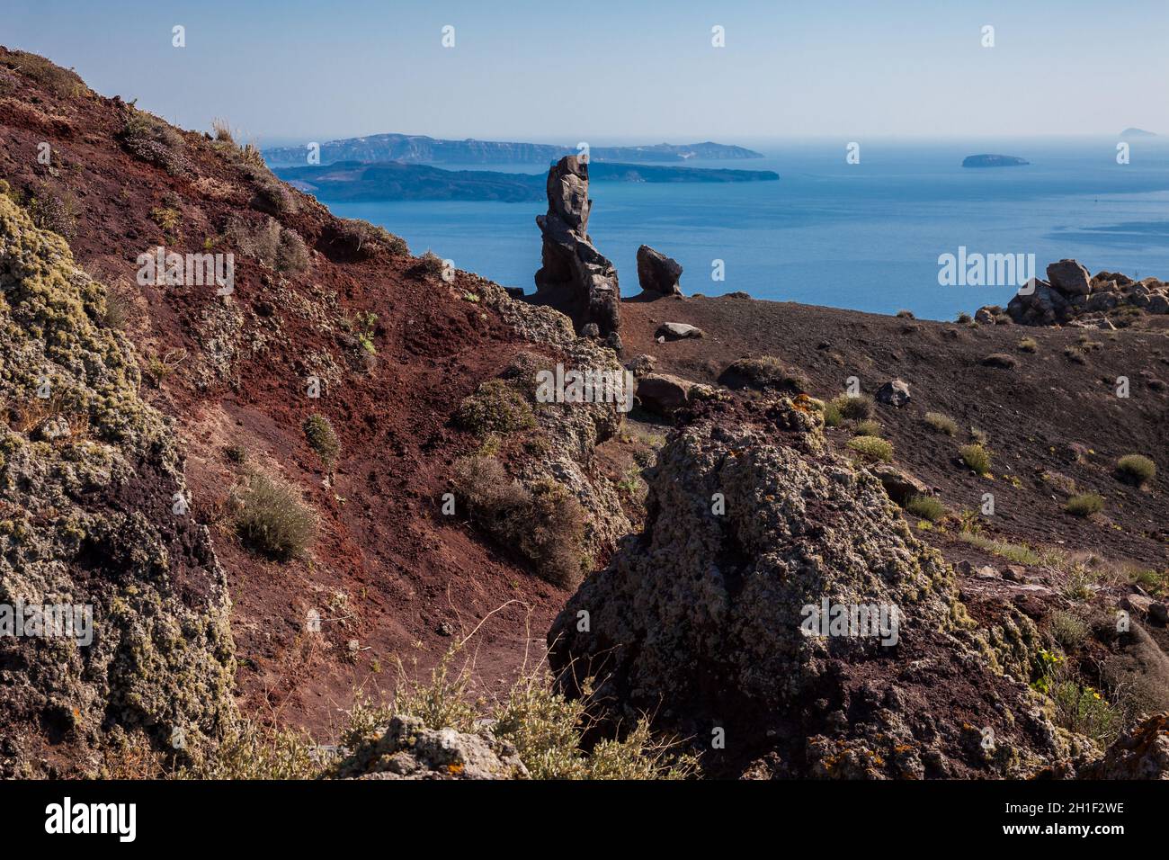 The beautiful landscapes seen from the walking path number nine between ...
