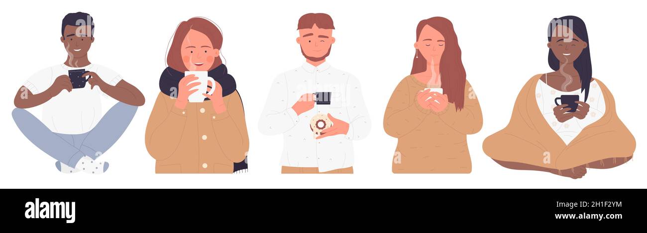 Cup warming drink on Cut Out Stock Images & Pictures - Alamy