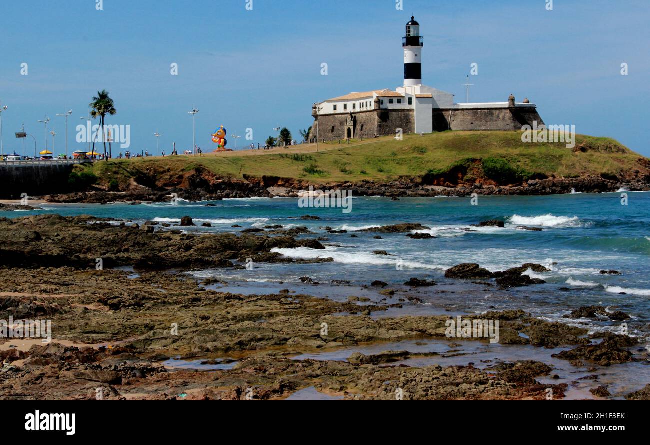 salvador, bahia / brazil - September 25, 2012: View of the Santo ...