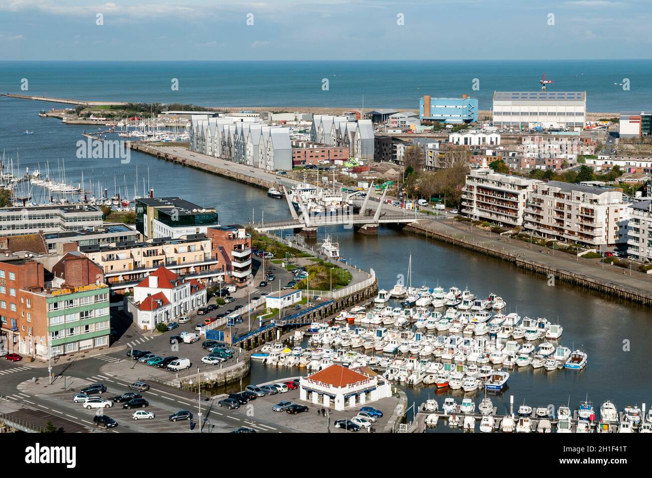 FRANCE. NORD (59). DUNKERQUE. THE MARINA, THE BATTLE OF THE TEXEL ...