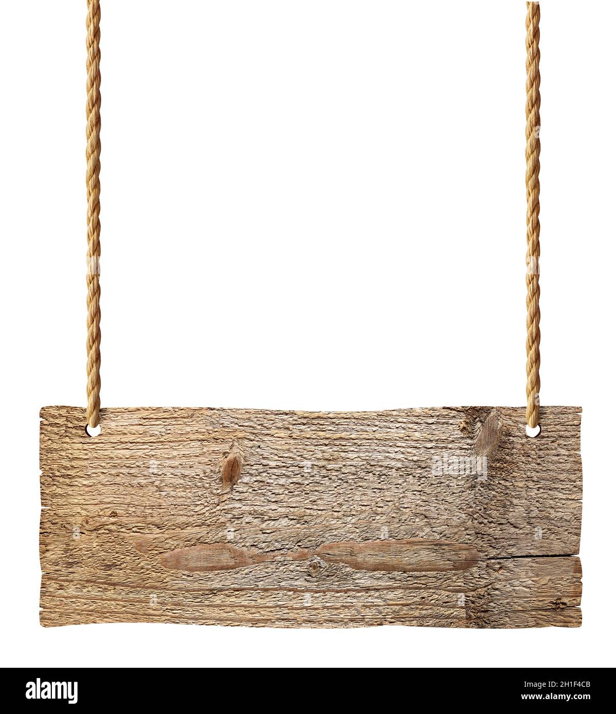wooden sign chain ropesignboard signpost Stock Photo - Alamy