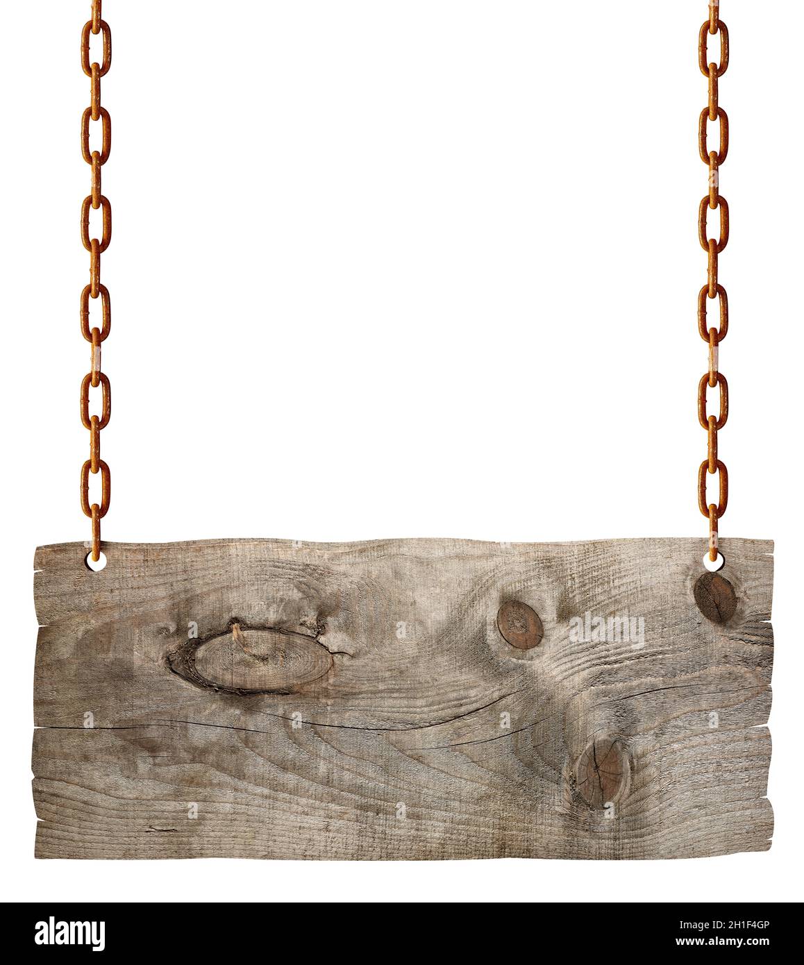 wooden sign chain ropesignboard signpost Stock Photo - Alamy