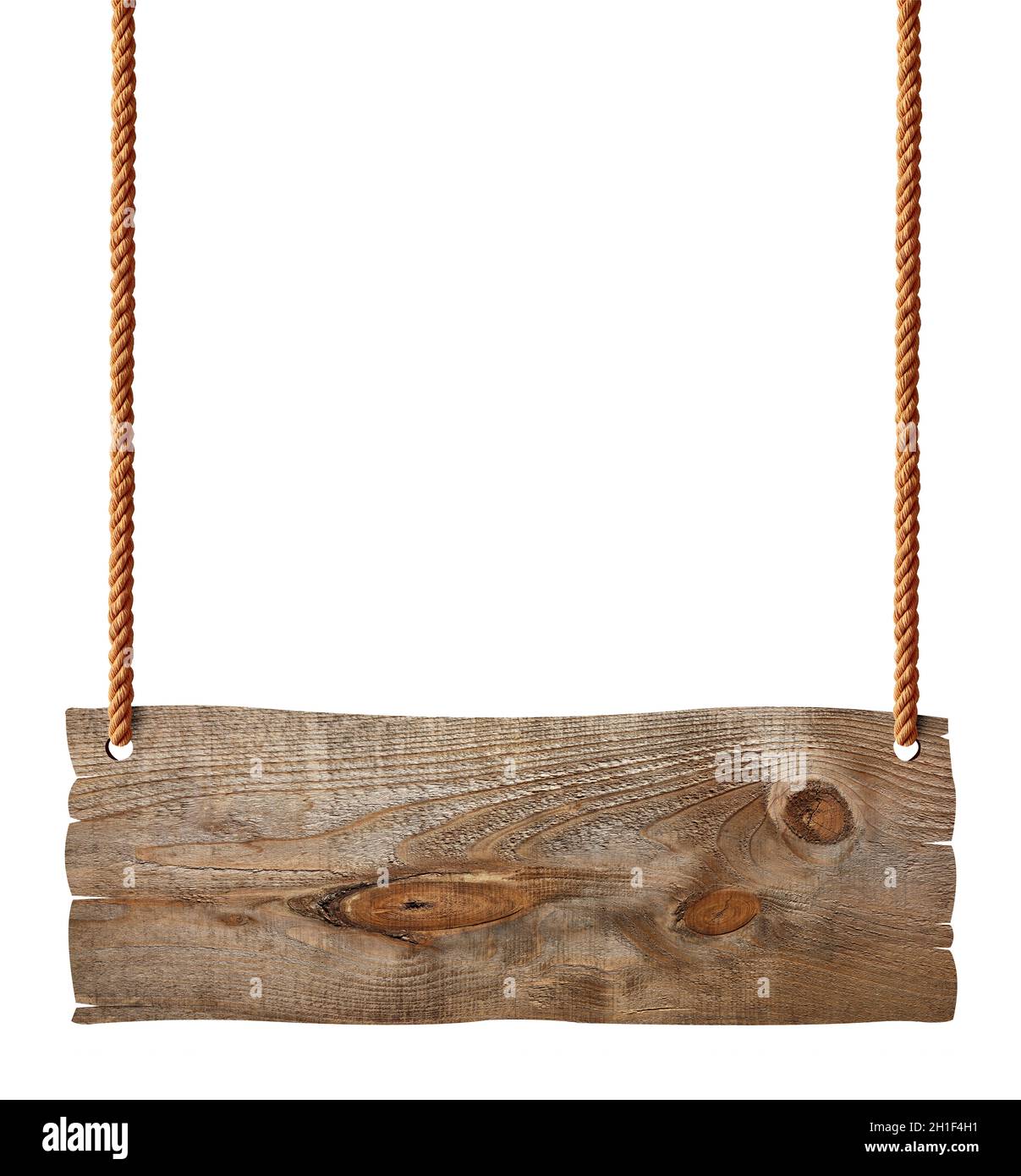 wooden sign chain ropesignboard signpost Stock Photo - Alamy