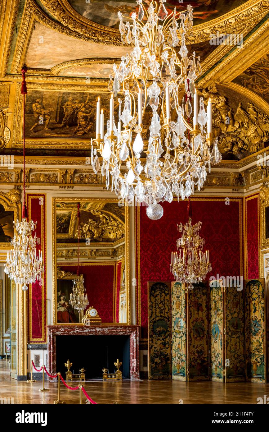 FRANCE. YVELINES (78). VERSAILLES. CASTLE OF VERSAILLES. QUEEN'S ...