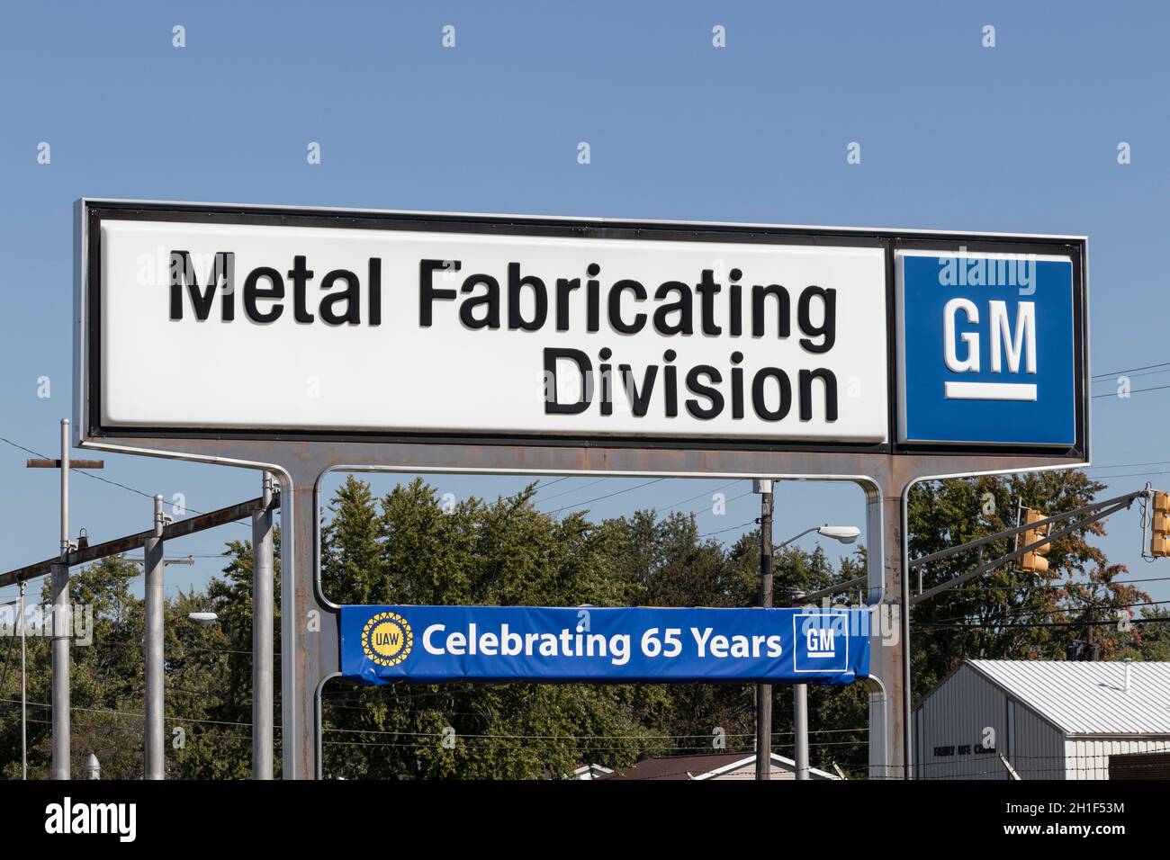 Marion - Circa October 2021: General Motors Metal Fabricating Division ...