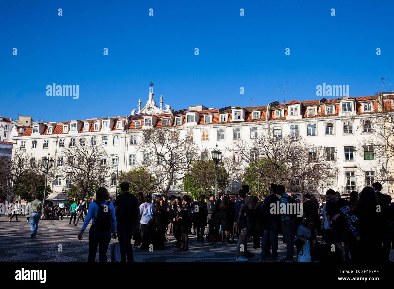 King pedro iv square hi-res stock photography and images - Alamy