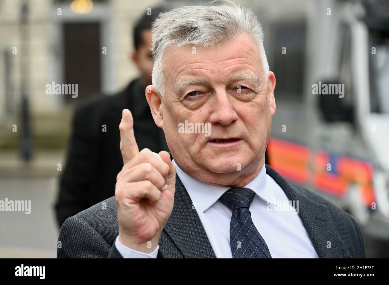 London, UK. Oct 18th 2021: Steve McCabe MP. Members of the Anglo ...