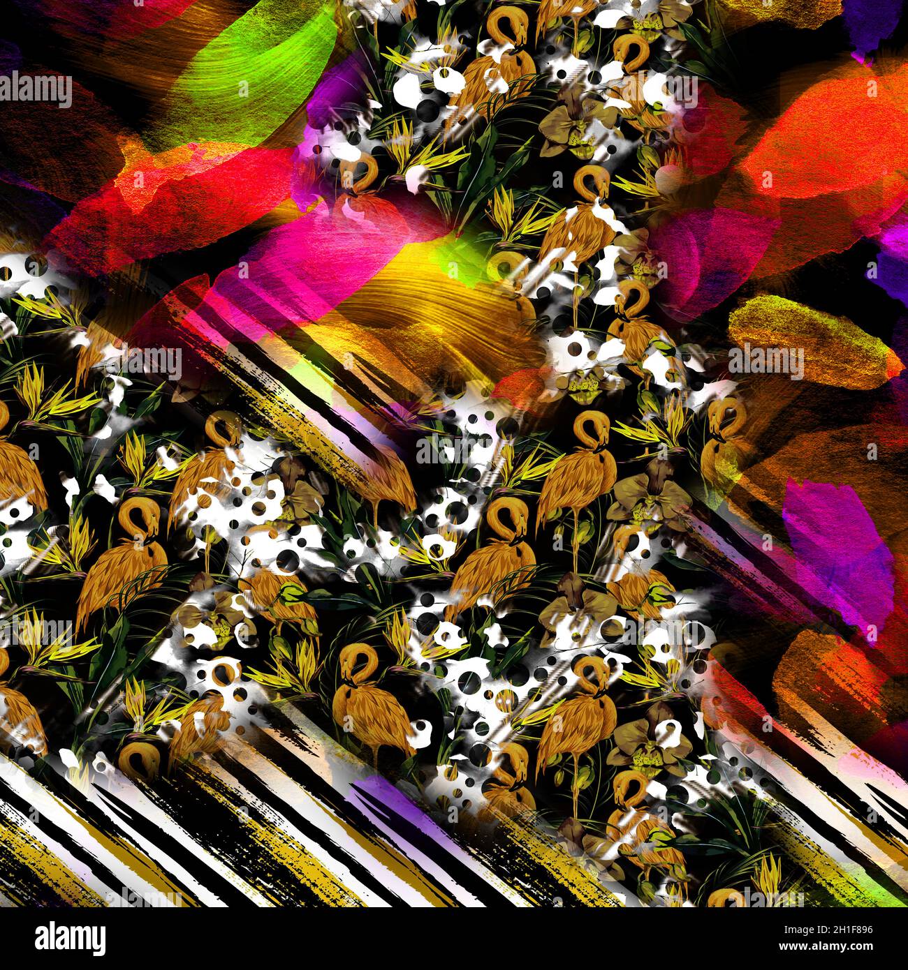 Surface Pattern Studies and Collage Fashion Patterns, textile prints ...