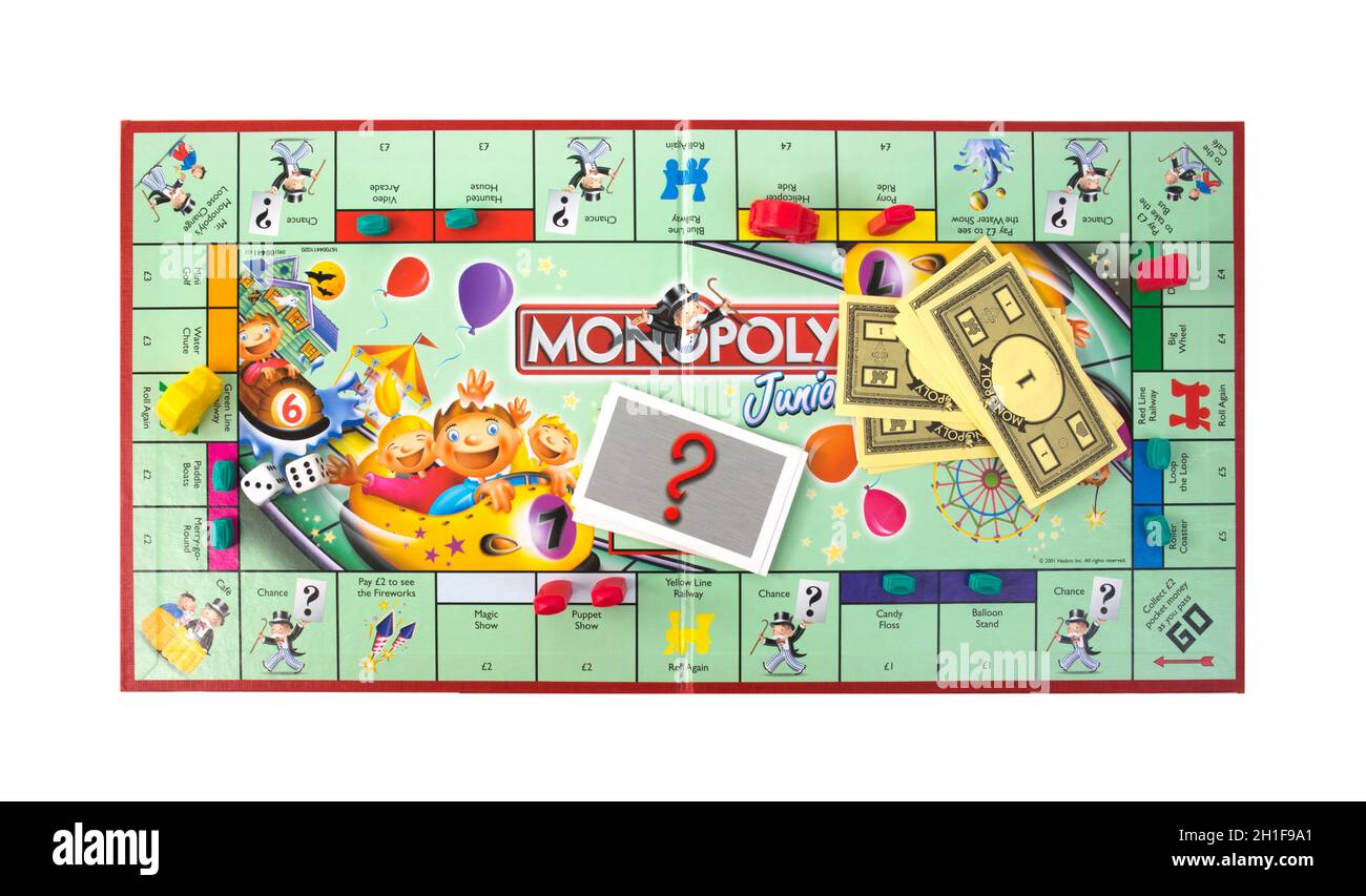 Monopoly board game uk Cut Out Stock Images & Pictures - Alamy
