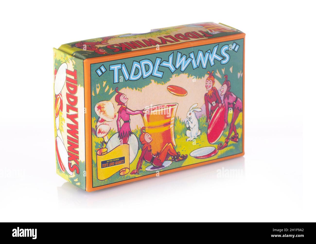 SWINDON, UK - OCTOBER 25, 2018: Retro Tiddlywinks Game on a white ...