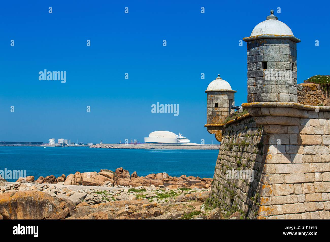 Historical Fort of Sao Francisco do Queijo built on hthe 6th century at ...