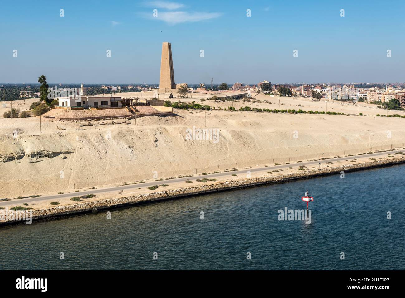 Ismailia, Egypt - November 5, 2017: Suez Canal Defence Monument at ...