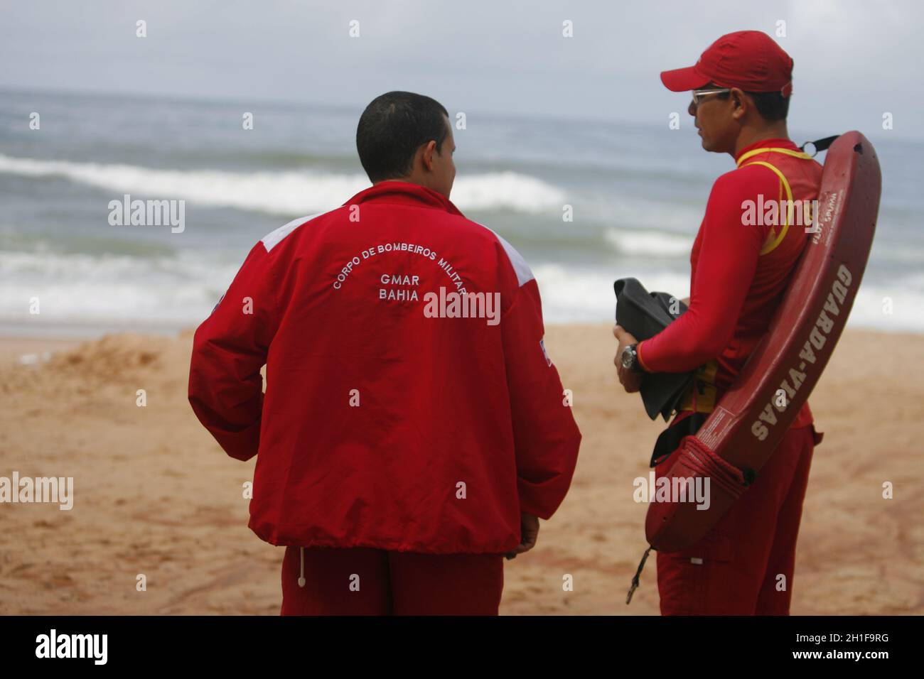salvador, bahia / brazil - june 9, 2015: Members of the Bahia Fire ...