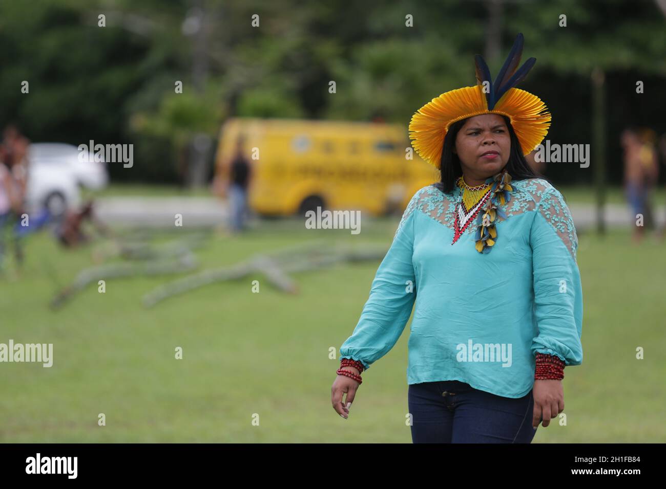 Pataxo indigenous woman hi-res stock photography and images - Alamy