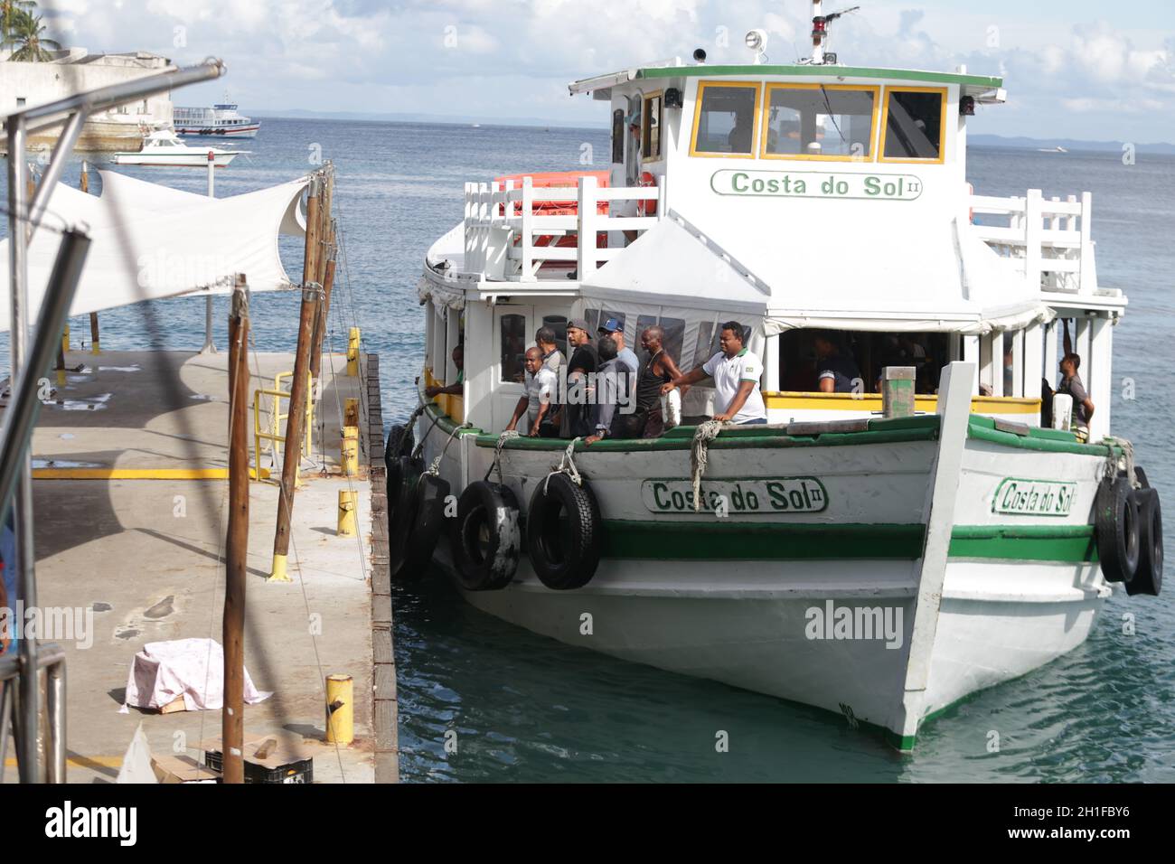 salvador, bahia / brazil - january 31, 2018: Speedboat used by ...