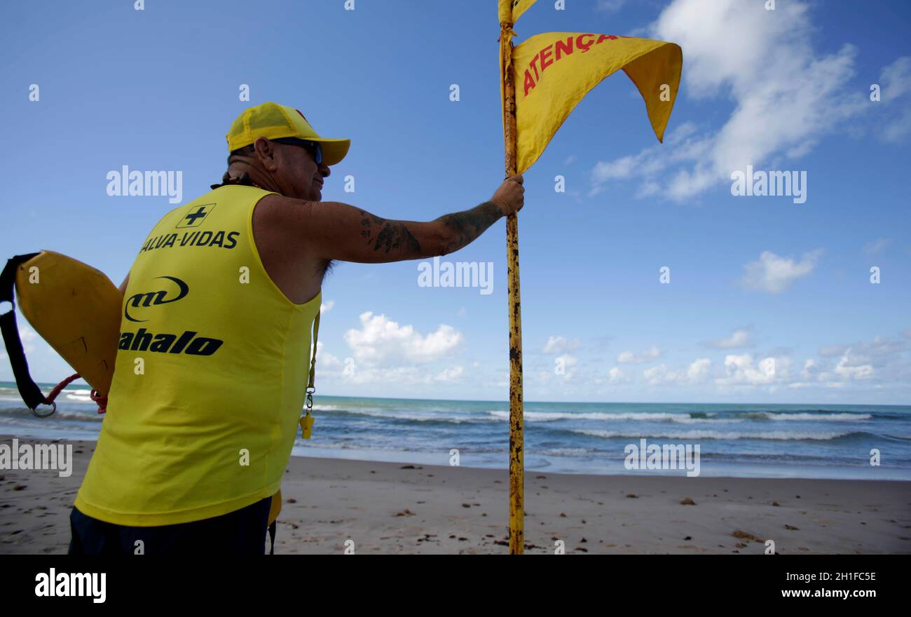 salvador, bahia / brazil - june 26, 2019: Lifeguards are seen at ...