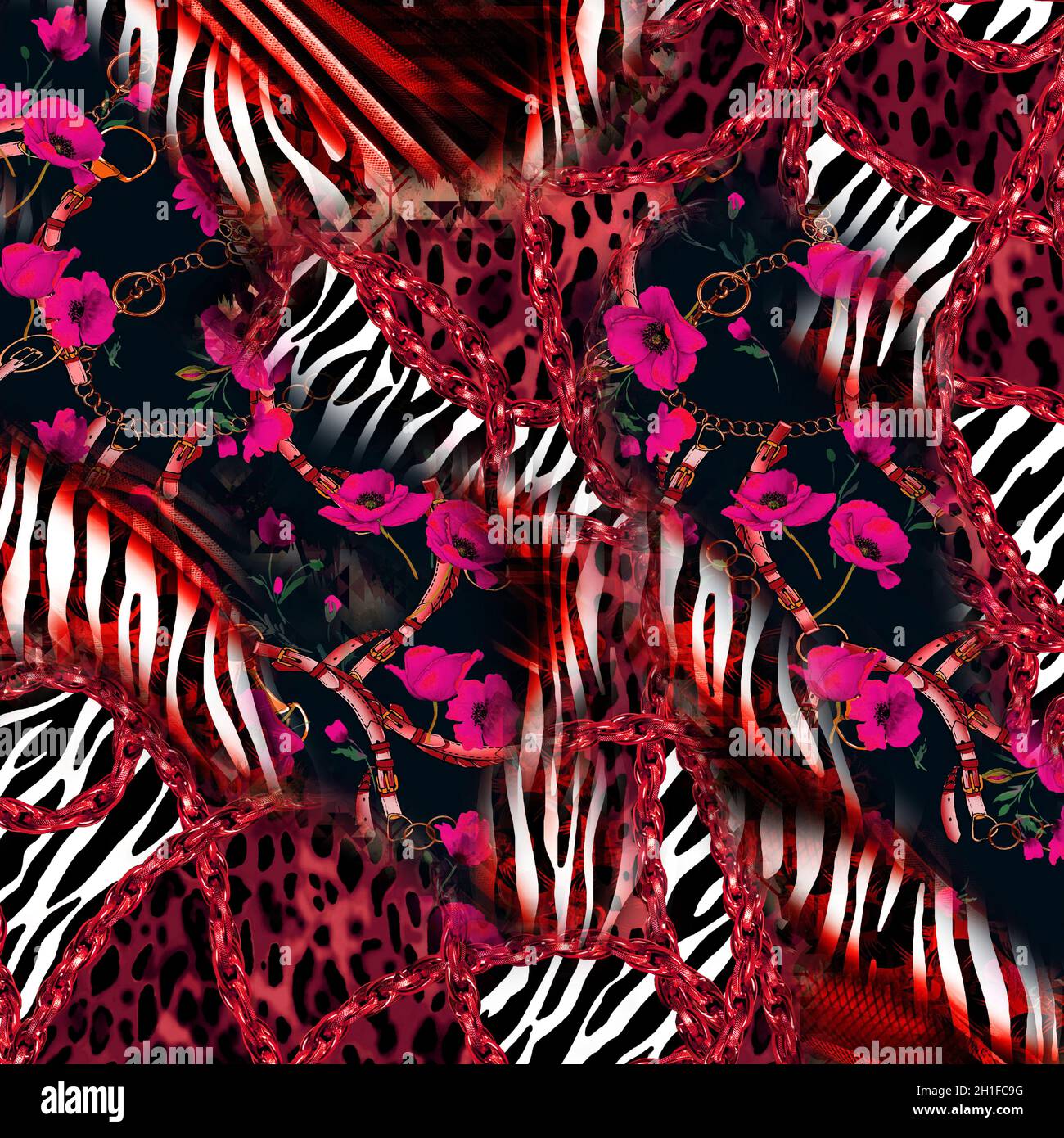 Fashion fabric print patterns, dress designs Stock Photo - Alamy