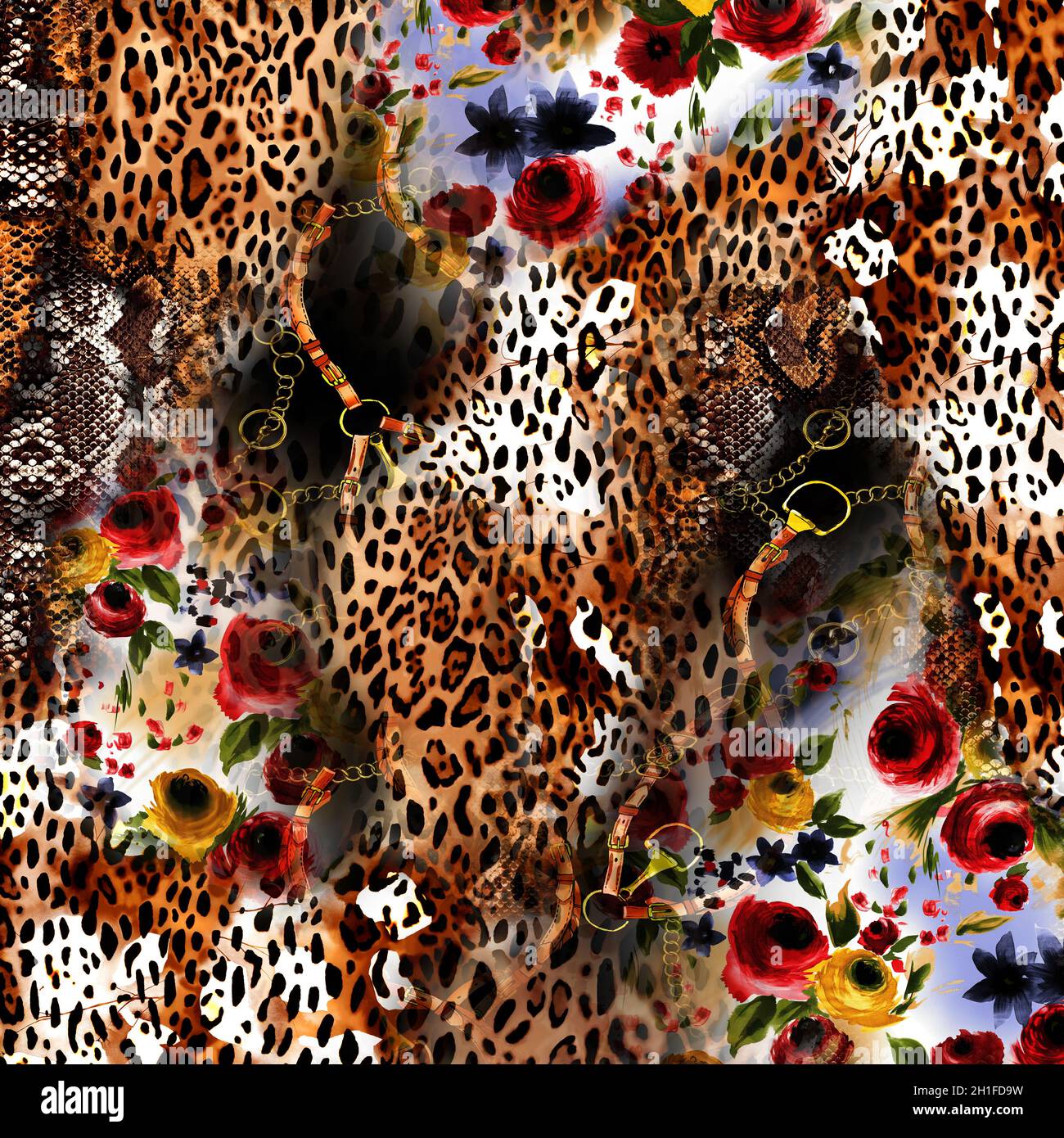 Fashion fabric print patterns, dress designs Stock Photo - Alamy