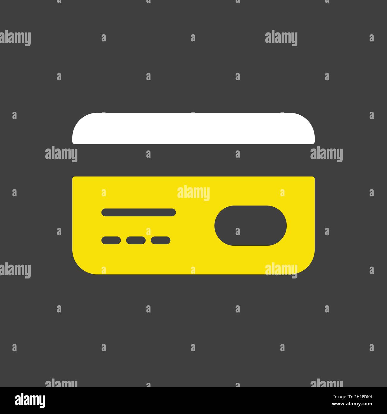 Credit card vector flat glyph icon. Online payment. Credit debit card ...