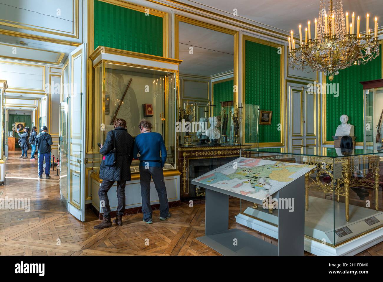 FRANCE. SEINE-ET-MARNE (77). FONTAINEBLEAU. THE CASTLE. THE NAPOLEON I ...