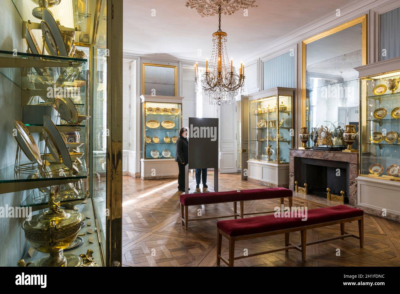 FRANCE. SEINE-ET-MARNE (77). FONTAINEBLEAU. THE CASTLE. THE NAPOLEON I ...
