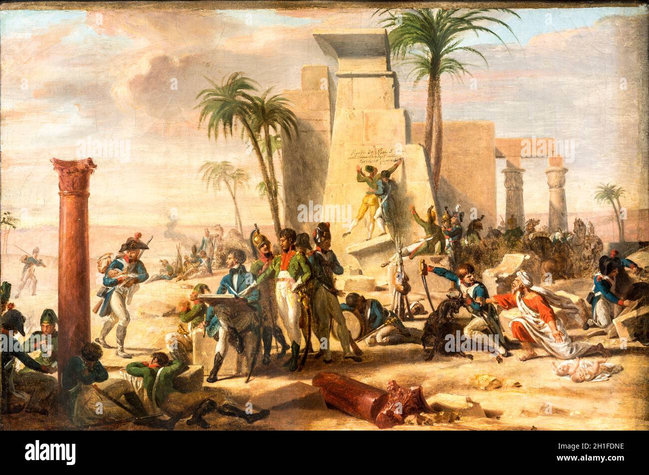 Napoleon egypt painting hi-res stock photography and images - Alamy