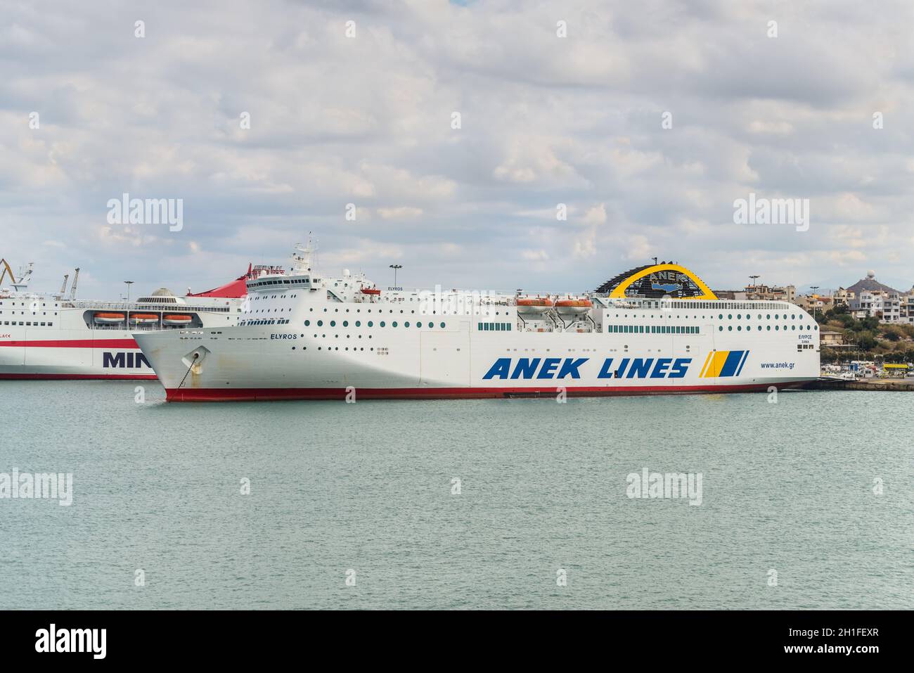 Anek lines boat hi-res stock photography and images - Alamy