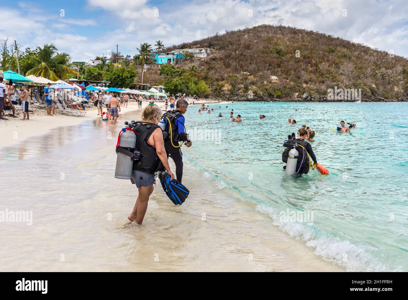 Snorkeling in the virgin islands hi-res stock photography and images ...