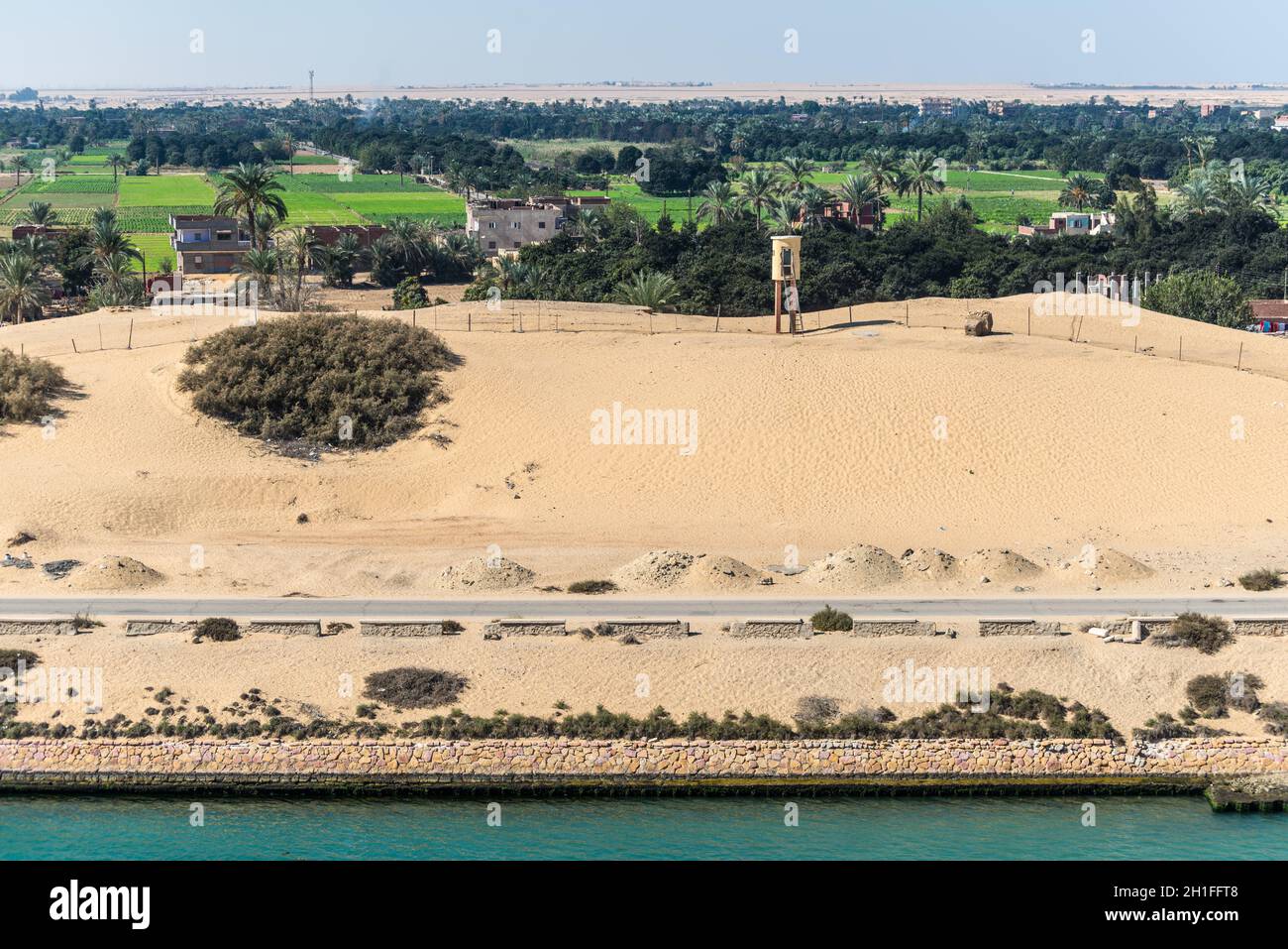 Ismailia desert road hi-res stock photography and images - Alamy