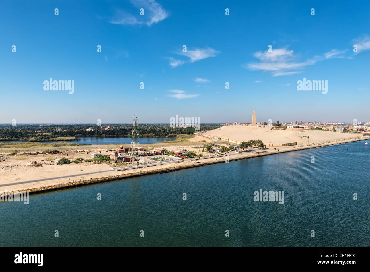 Ismailia, Egypt - November 5, 2017: Military built and ...