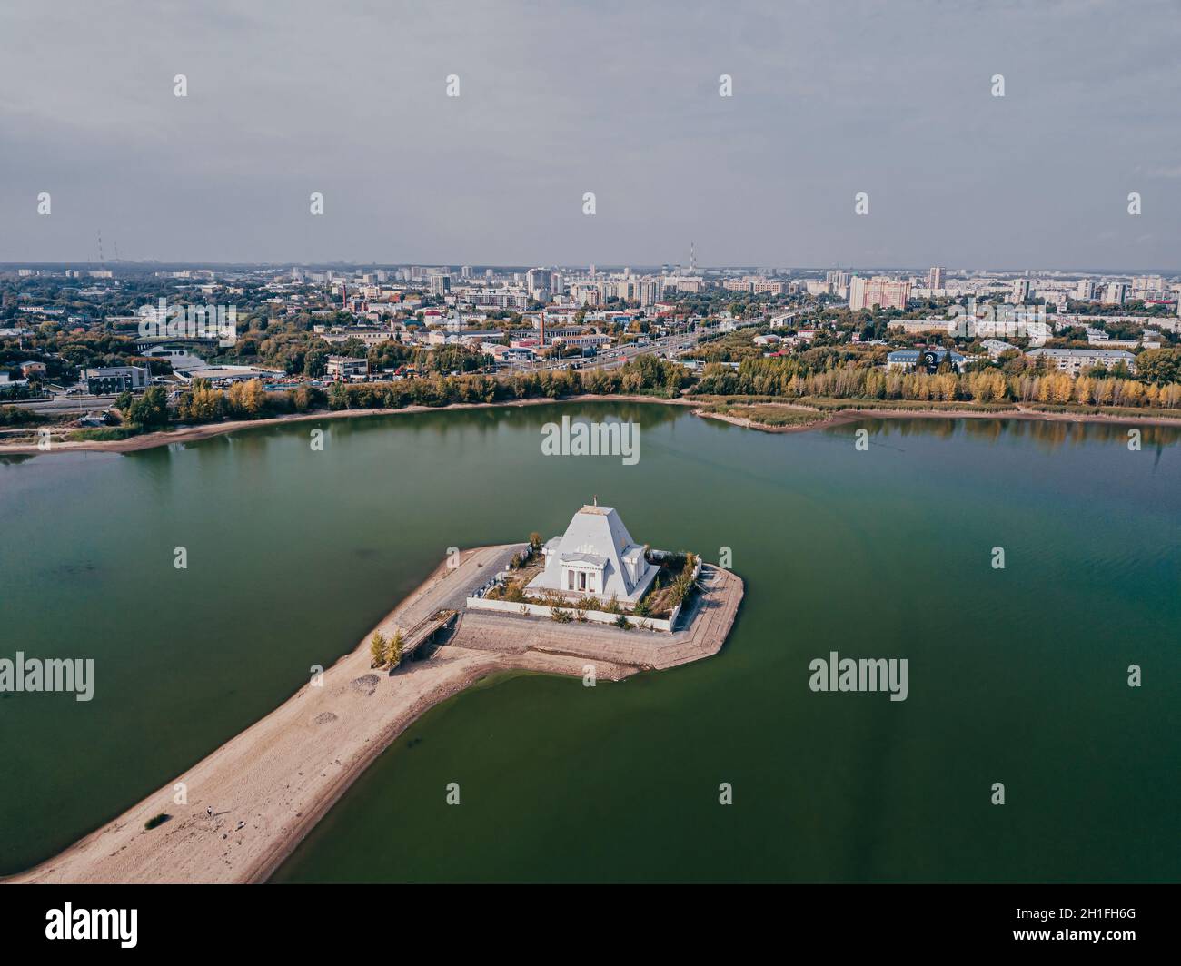 Kazan, Russia. Temple is a monument to the soldiers who fell during the ...