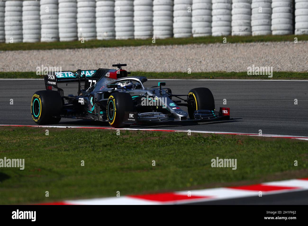 Barcelona, Spain. 19th February 2020. Formula 1 pre-season test ...
